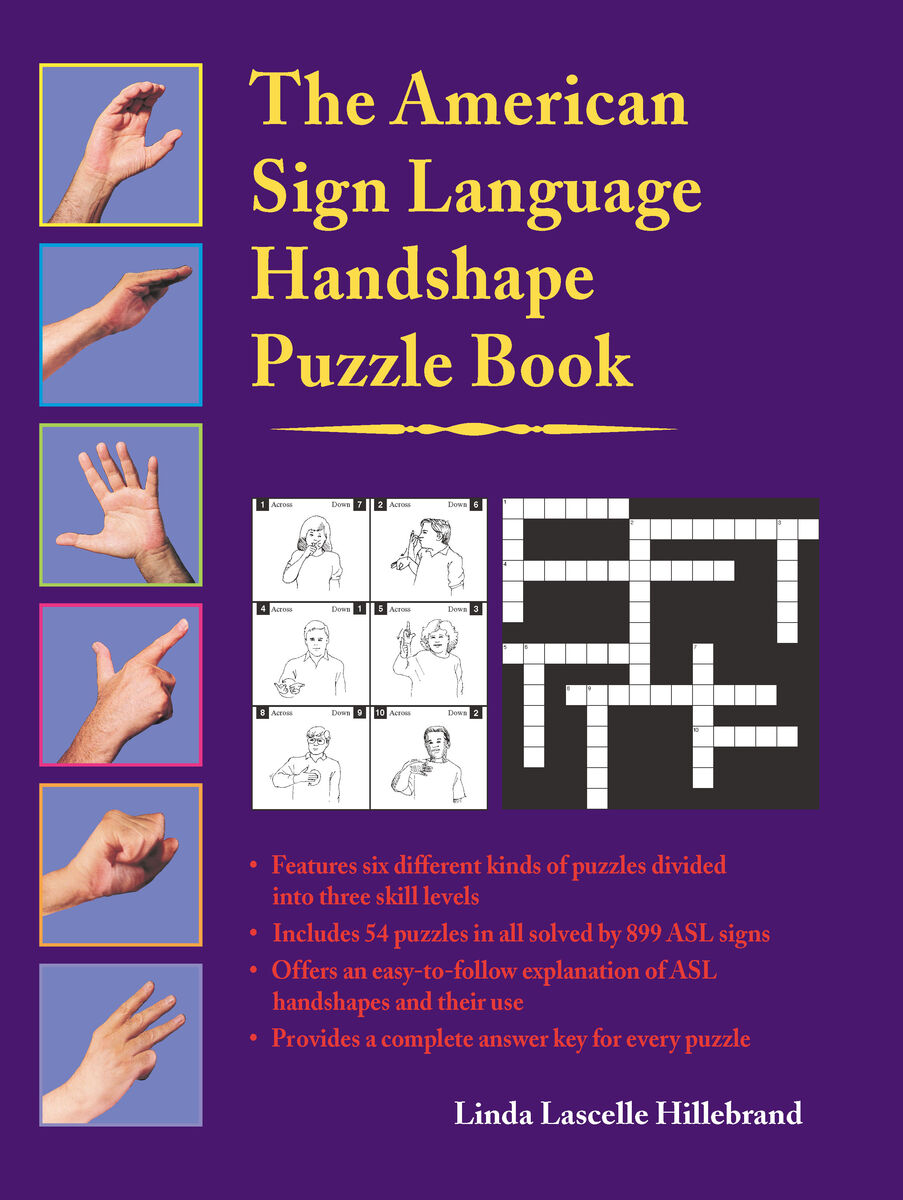 The American Sign Language Handshape Puzzle Book 9781563683107 Linda